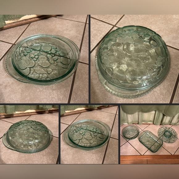 Vintage | Kitchen | Vintage Libbey Fruit Pie Baking Dish Mid Century ...